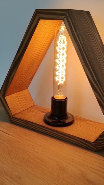 Светильник настольный WL13/1 Light Oak в стиле лофт