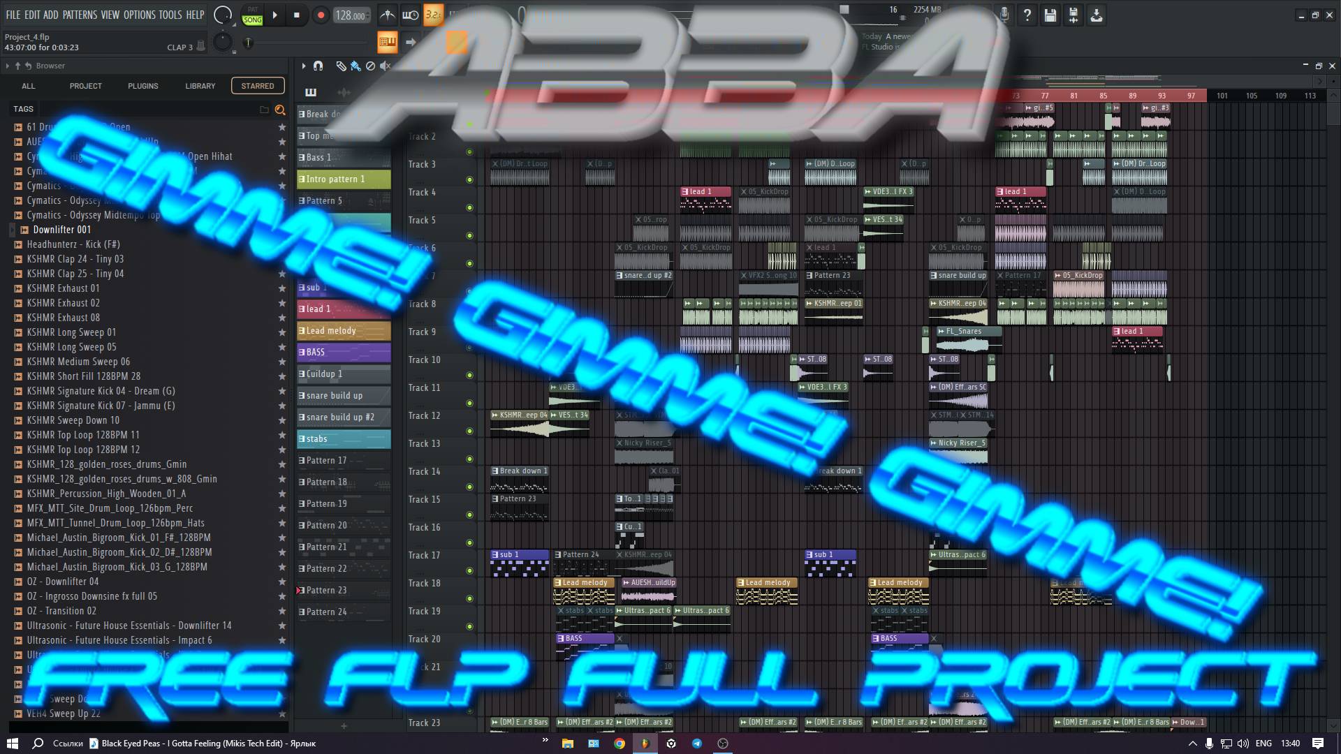 ABBA - Gimme! Gimme! Gimme! ( Free FLP Full Project ) #FLP #Project #Free