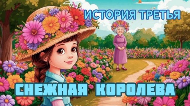 Аудиосказка "Снежная королева" История третья "Цветник женщины, которая умела колдовать".