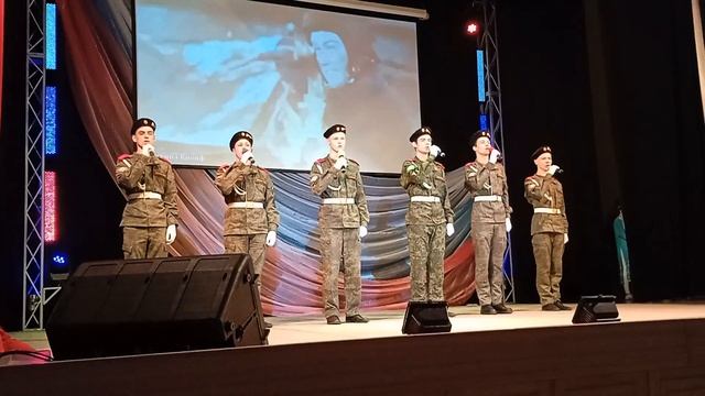 От героев былых времен - ансамбль кадетов МОУ СОШ №9 г. Каменки им. Кирилла и Мефодия #песнипобеды