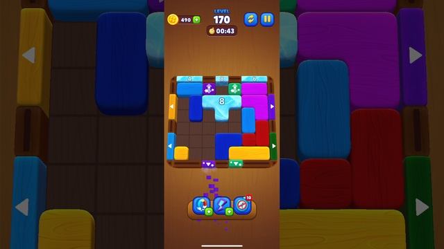 unblock jam puzzle уровень 170