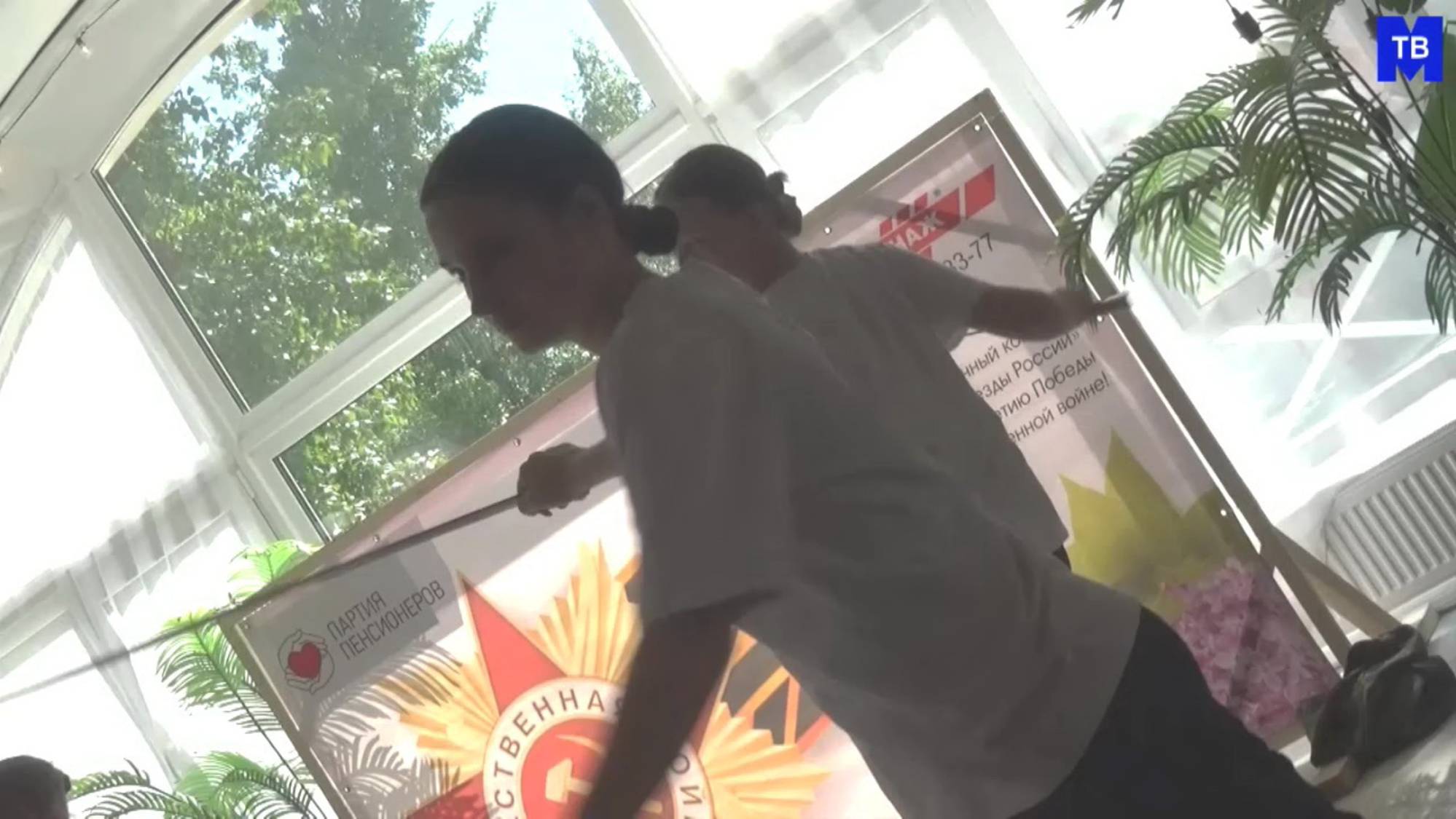 Фланкировка. Девчата на концерте в честь Дня Победы 2025.