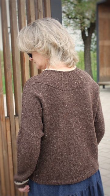 Видеокурс спицами. Пуловер "Забава"