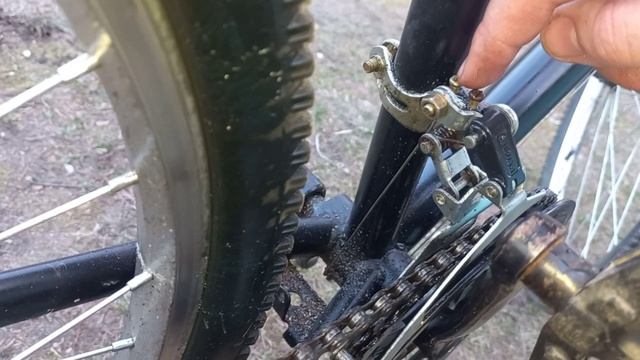 Регулировка переднего переключателя скоростей большой звёздочки в скоростном велосипеде