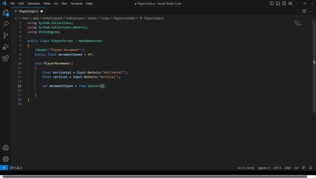 Динамическая система паркура Unity 3d Часть 7 (Базовая настройка движения в Unity)