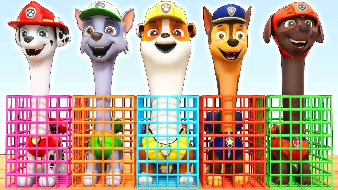 ЩЕНЯЧИЙ ПАТРУЛЬ ЧЕЛЛЕНДЖ, ЩЕНКИ УБЕГАЮТ ИЗ КЛЕТКИ И ПРОБЕГАЮТ ЧЕРЕЗ ХИТРЫЕ ПРЕПЯТСТВИЯ