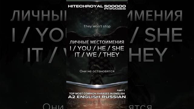 Учи местоимения сразу в фразах и применяй сегодня!  I YOU HE SHE