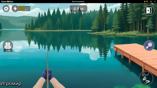 Игра магнитная рыбалка онлайн, купил новый магнит.