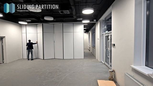 Раздвижная перегородка для школы в Белгороде: функциональность