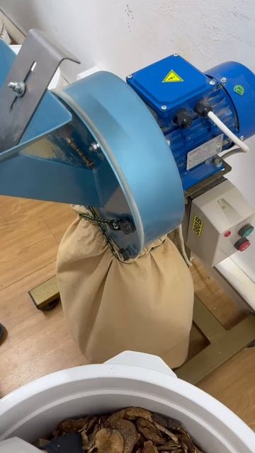 Помол и капсулирование гриба мухомора. Как все происходит.