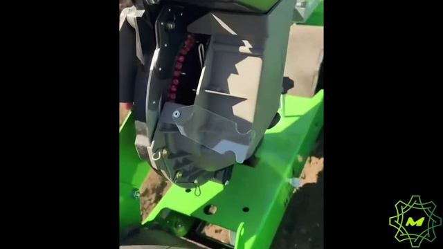 Мини-сеялка Wizard WZ-KS в работе