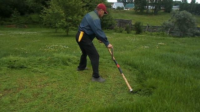 Косьба по газонной траве. 2.07.19