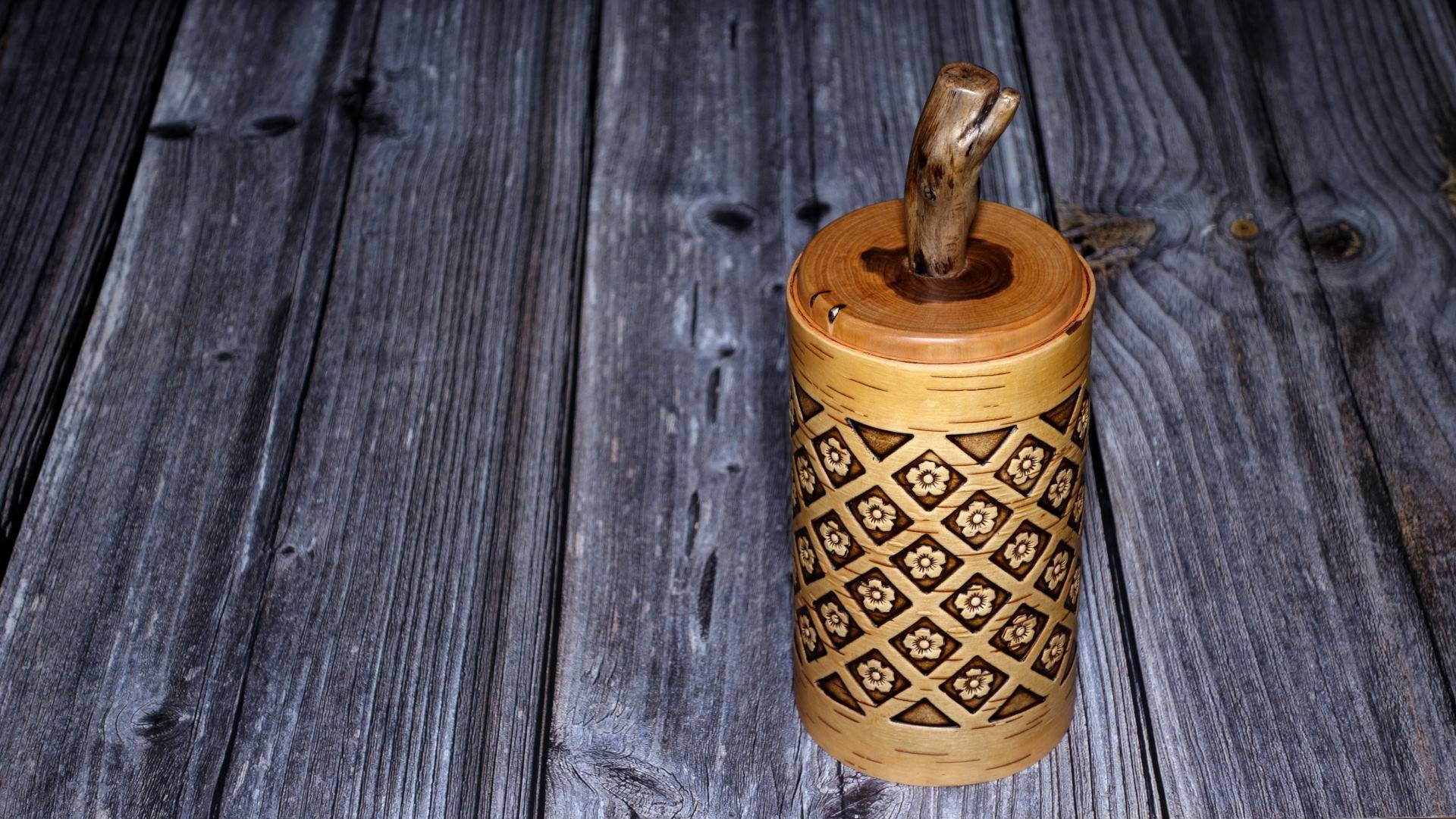 Цветочный туес.