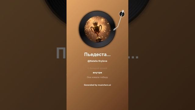 Пьедестал Победы. Часть 2 Наталья Крылова