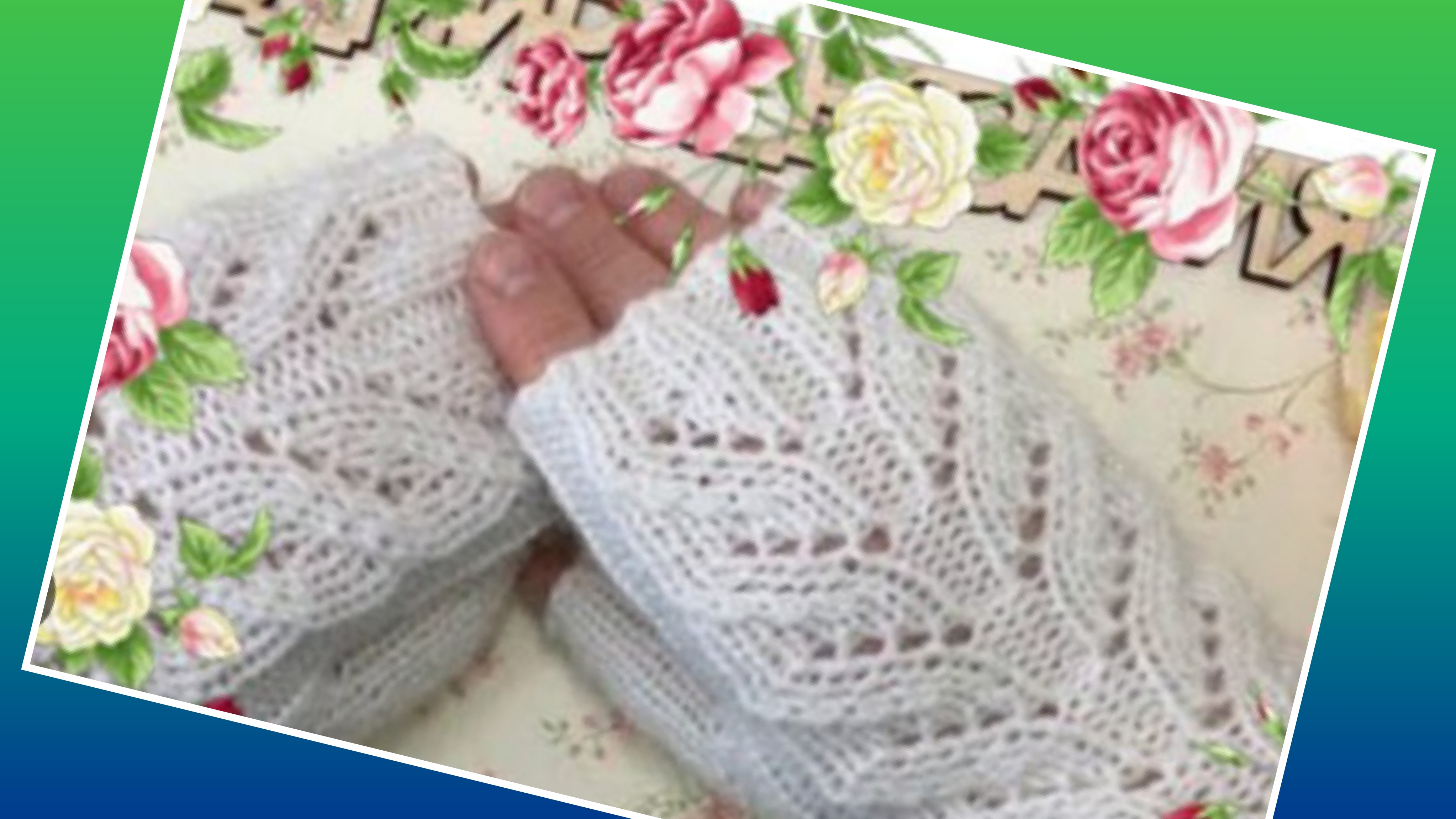 Красивый узор спицами🔥🧶 Вязание по кругу 🧶