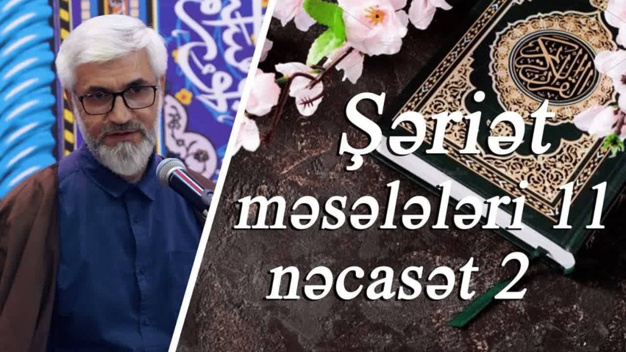 Şəriət məsələləri 11 Nəcasət 2 - Kərbəlayi Rəşadət 10.07.2024