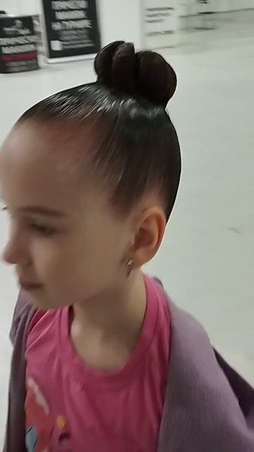 Скоро выступать! Прическа цветок🌺🌻🌹🌷