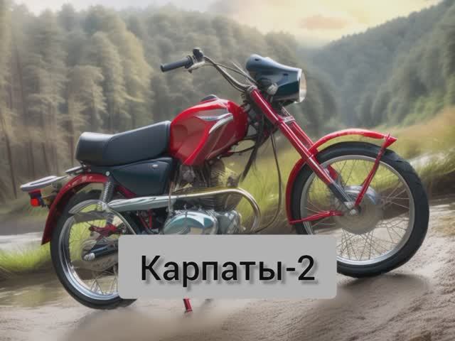 Карпаты-2. Моему брату, старому мотоциклисту)