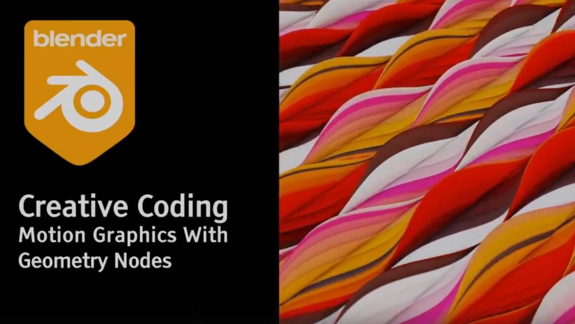 Creative coding motion graph 59(График движения творческого кодирования )Geometry Nodes