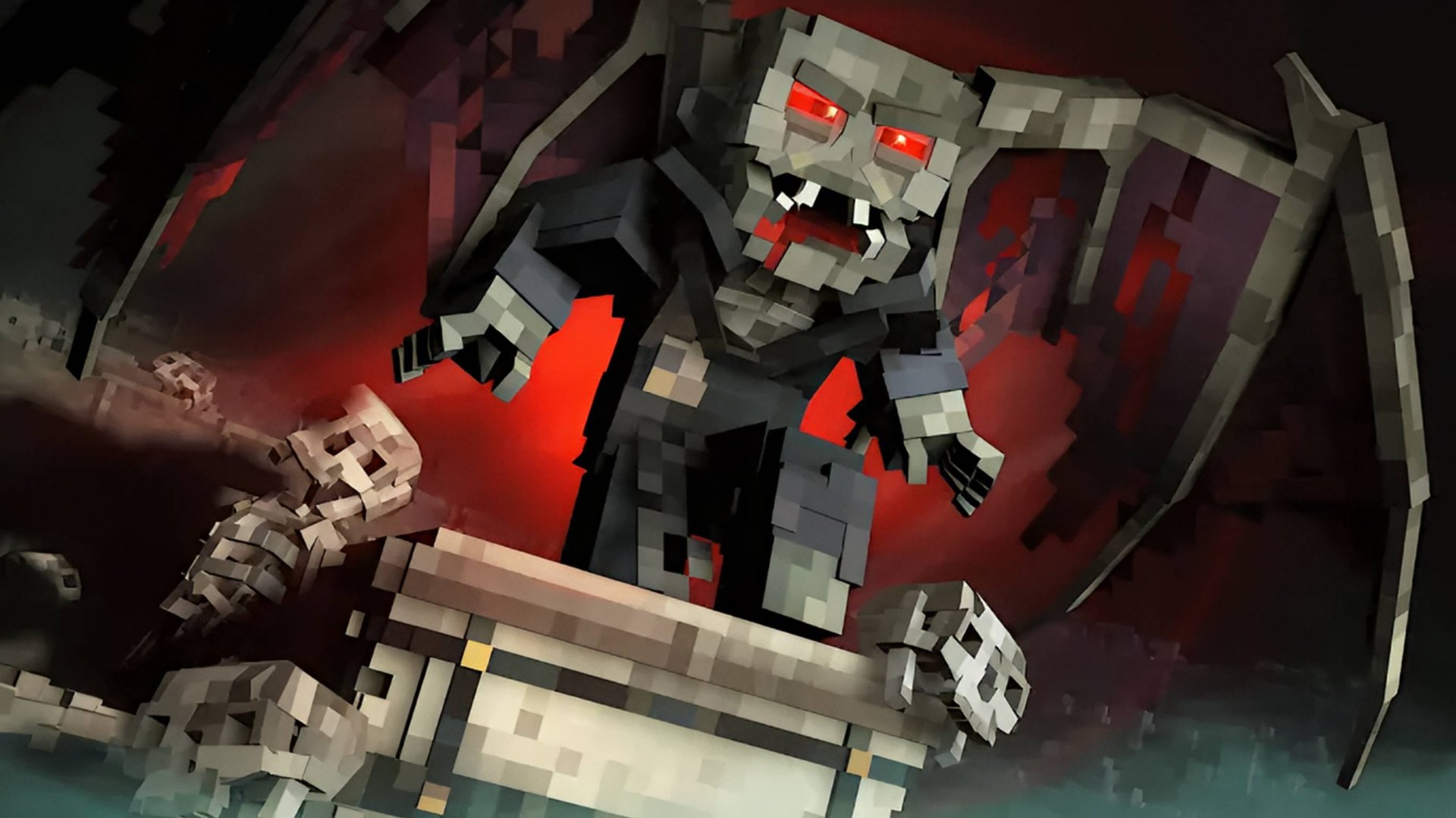 БЕГИ! ОНО ВЫШЛО ИЗ СКЛЕПА -СТРАШИЛКИ MINECRAFT