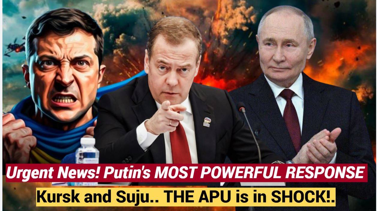 Urgent News! Putin's MOST POWERFUL RESPONSE for Kursk and Suju.. THE APU is in SHOCK!