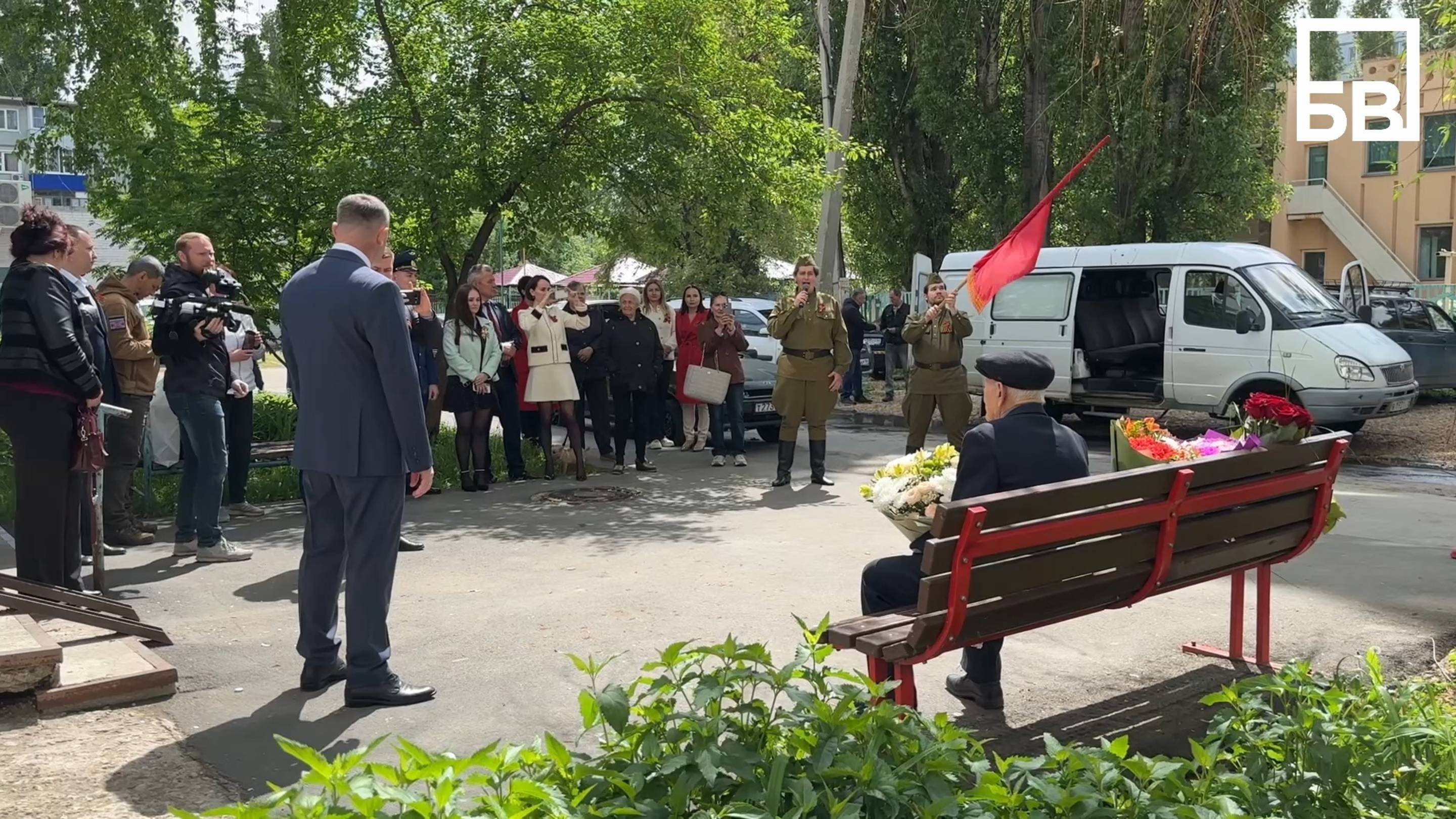 «Фронтовые бригады» поздравили ветеранов Великой Отечественной войны Балакова с Днём Победы