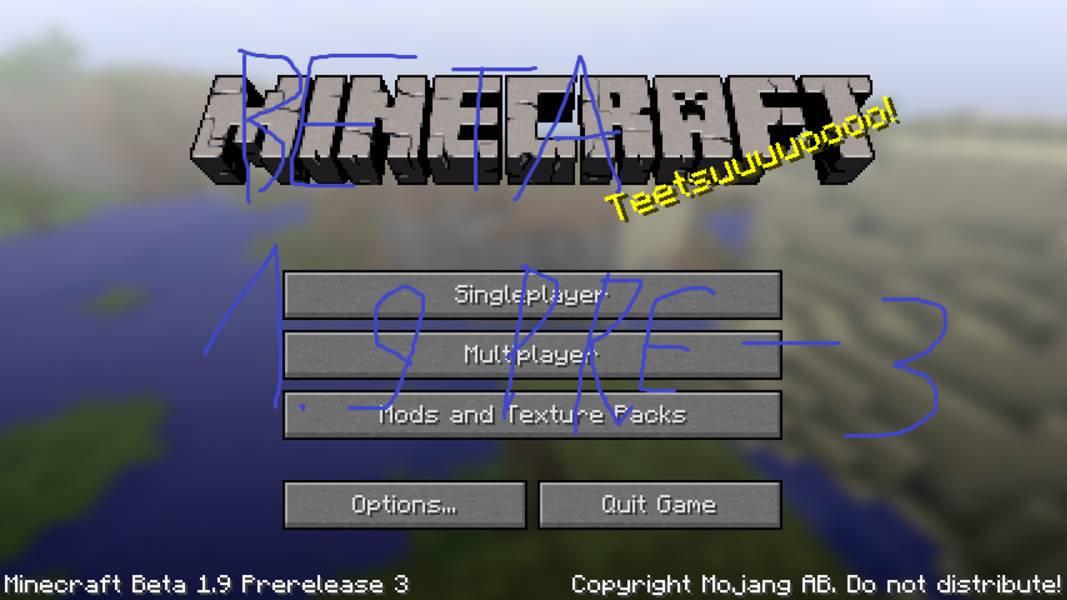 Minecraft Beta 1.9 pre-3