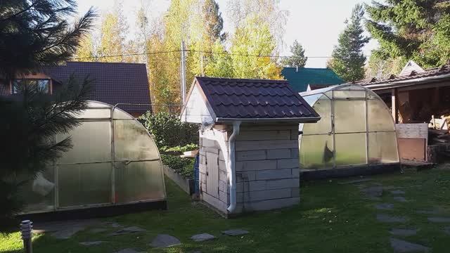 Обогрев теплицы весной и осенью.