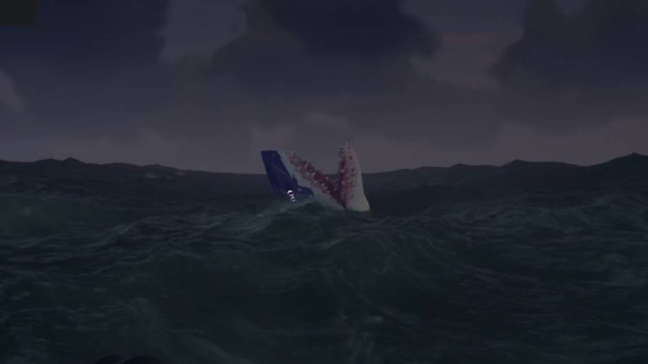 Sea of Thieves Мегалодон пал и ещё кто-то заодно