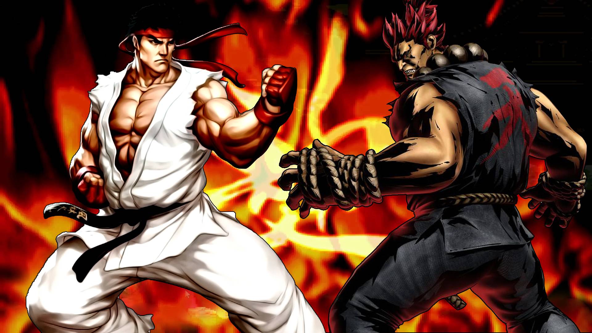 Street Fighter 2 M.U.G.E.N. Fight: Ryu VS Akuma