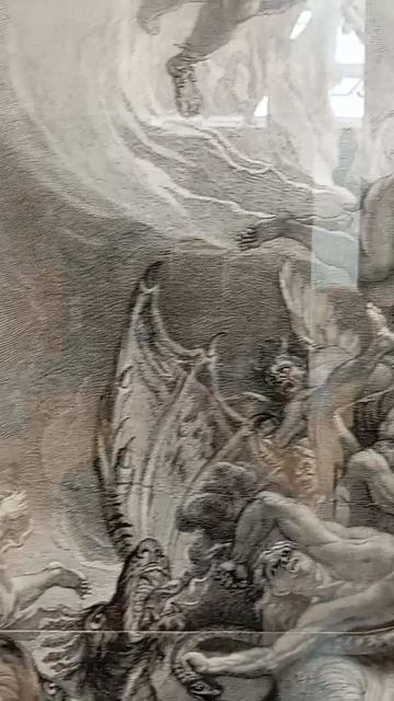 Падение восставших ангелов. Конец XVII века. Гравюра на меди.