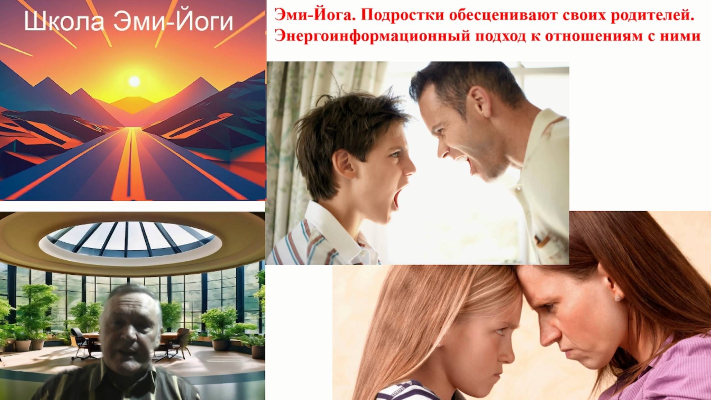 Эми-Йога. Подростки обесценивают своих родителей. Энергоинформационный подход к отношениям с ними