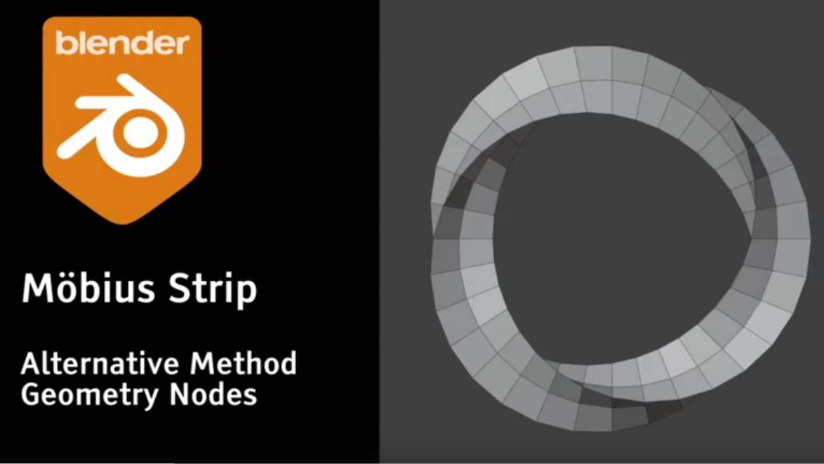 Mobius strip alternative methods 18(Альтернативные методы работы с лентой Мебиуса)Geometry Nodes