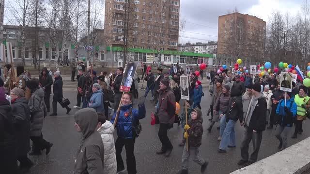 Шествие бессмертного полка: Ухта - 9 мая 2025