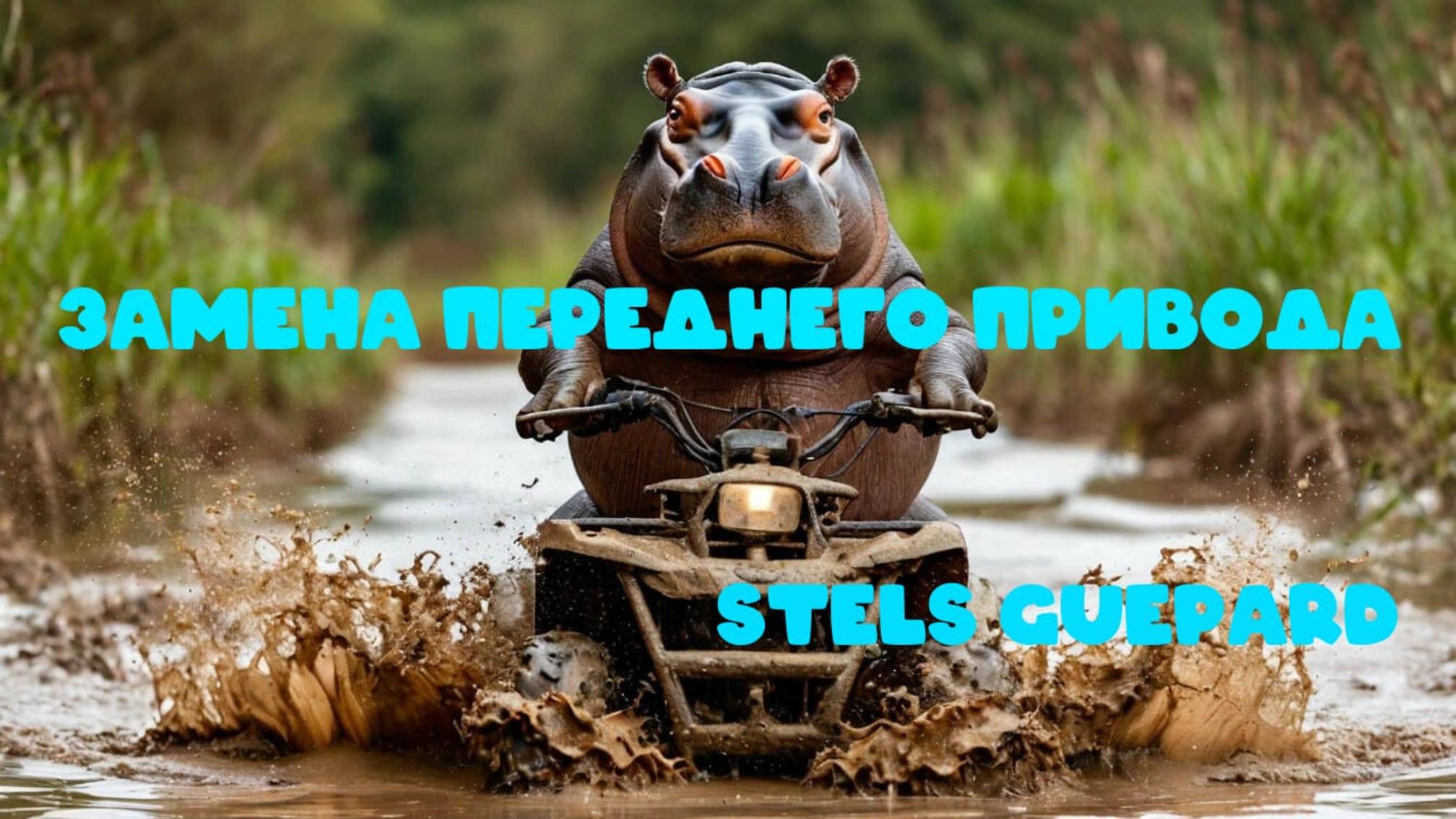 Замена переднего привода на квадроцикле Stels Guepard