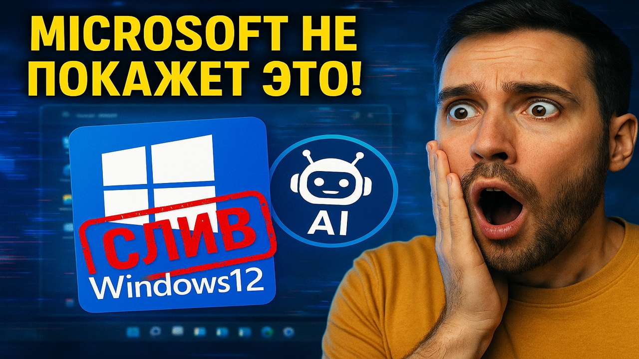 Windows 12 — УТЕЧКИ, которые Microsoft хотела скрыть!
