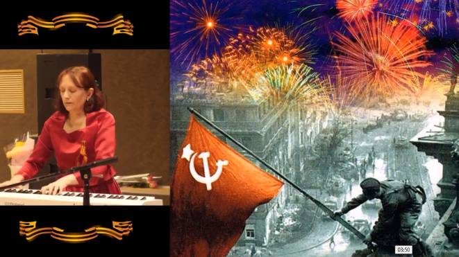 "Утомлённое Солнце"-Танго Победы_Е.Петербургский_Наталья Иванова_фрагмент Юбилея 55-75_28 янв 2024 г