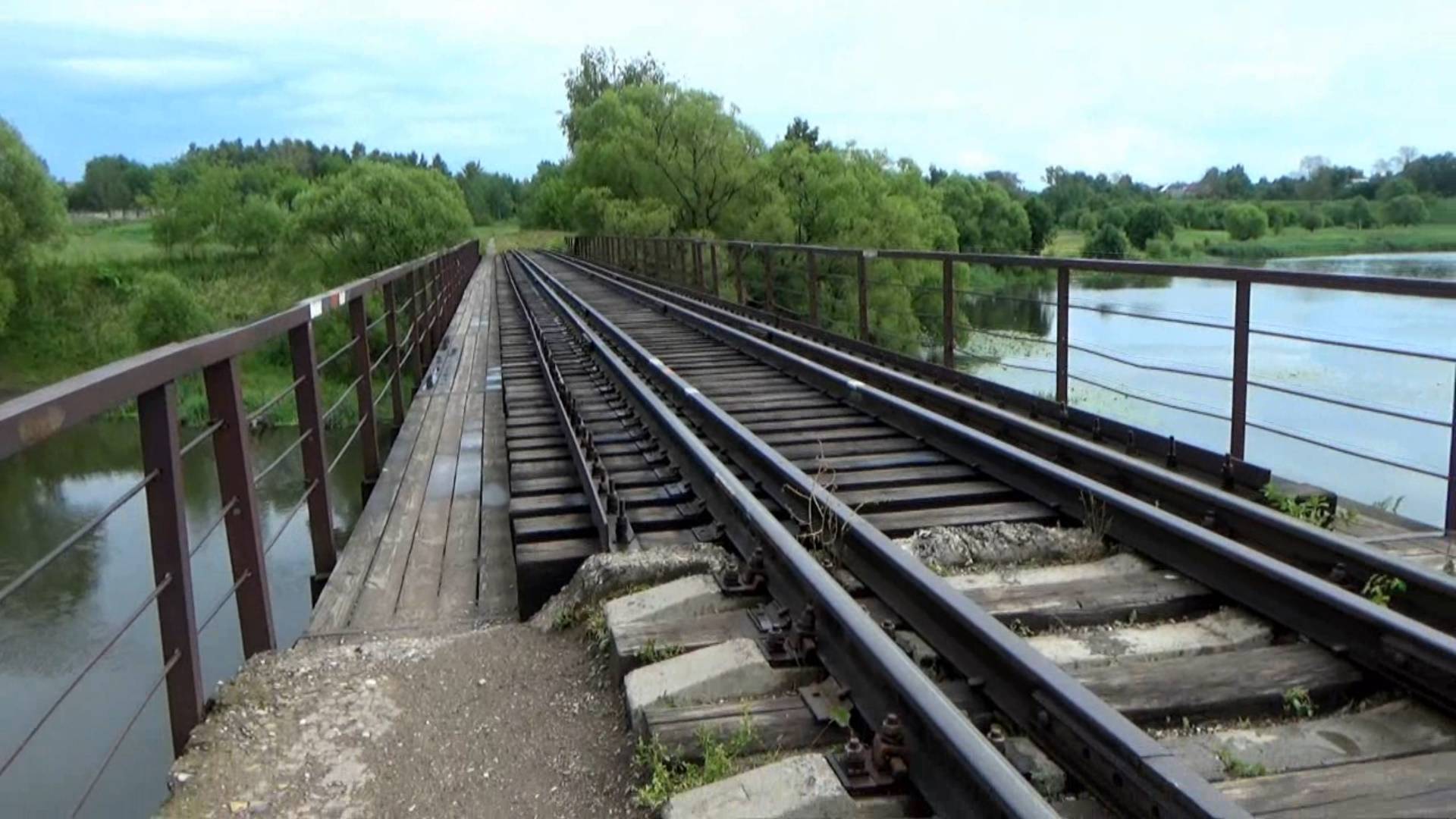 Прогулка по старому подъездному железнодорожному пути в городе Иваново