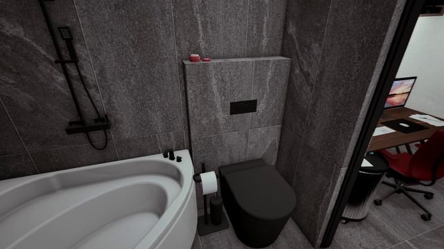 Вторая детская спальня с СУ и гардеробной