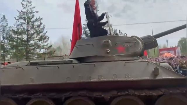 Томские полицейские приняли участие в мероприятиях, посвящённых 80-й годовщине Победы