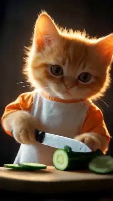 А человечки едят салатики？😸 (Котики нет)