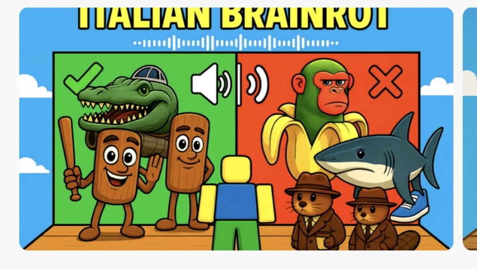 угадываю итальянские мемы в roblox это полное безумие😱