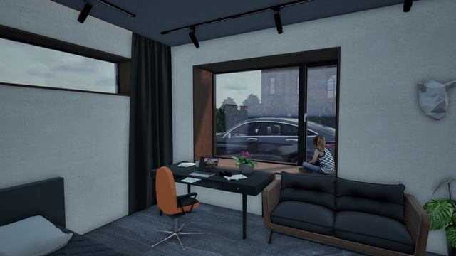 Входная группа и гардеробная в детской спальне