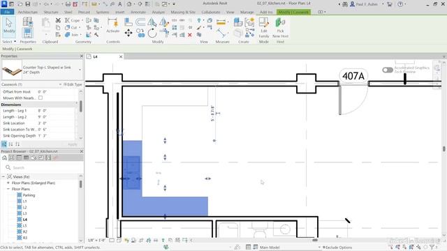 2.07 - Layout a kitchen