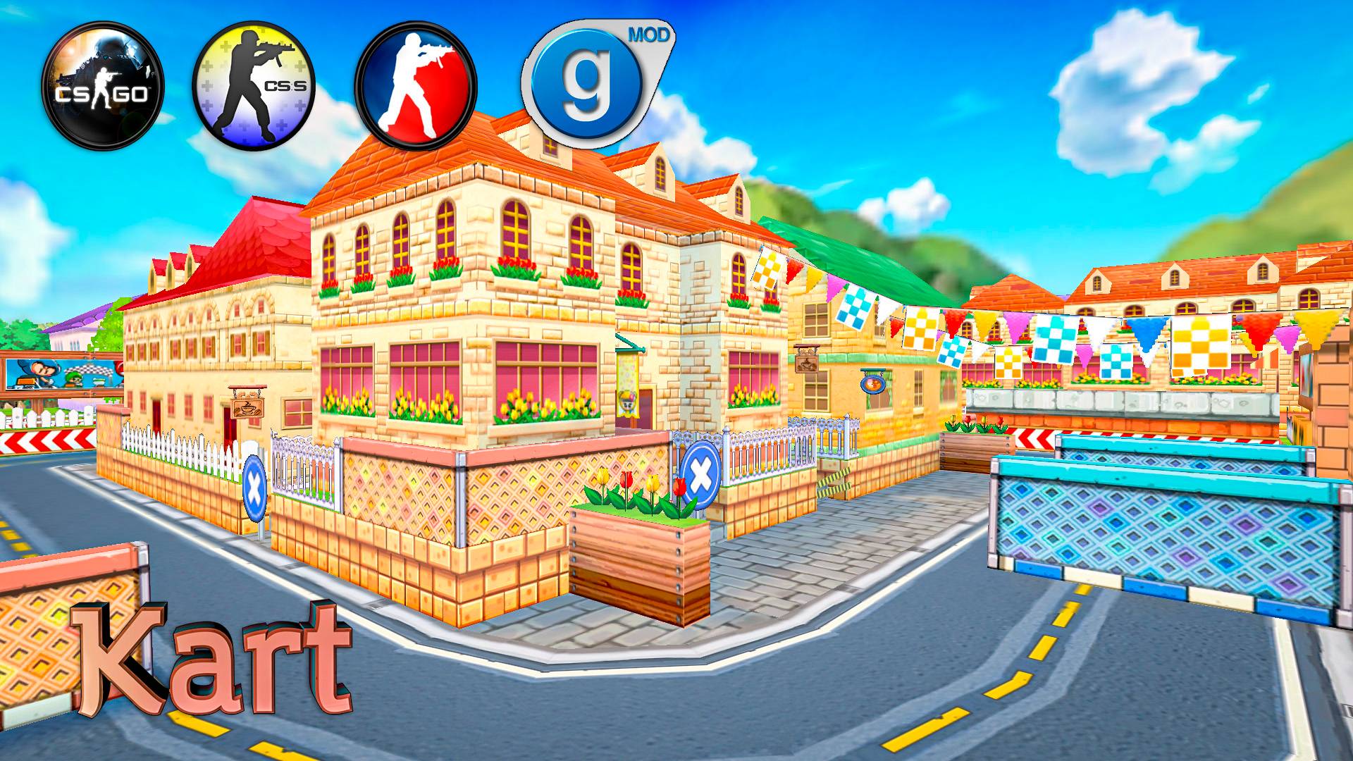 dm_kart (CSO porting map) for CS 1.6, CS:S v34, CS:GO & Garry`s Mod