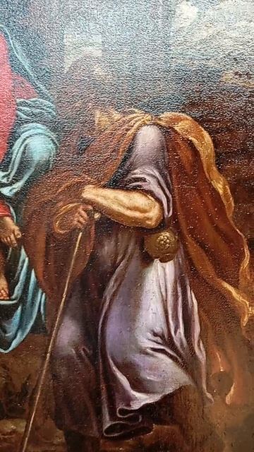 Святое семейство на пути в Египет. Неизвестный испанский художник. Конец XVI - начало XVII века.