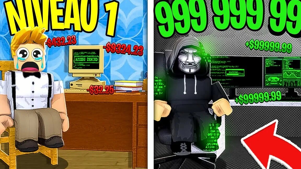 играю в игру в роблокс Xmax Hacker Tycoon   набил 1 B $ и стал настоящим хакером!!! 👨💻👨💻👨💻 🤯