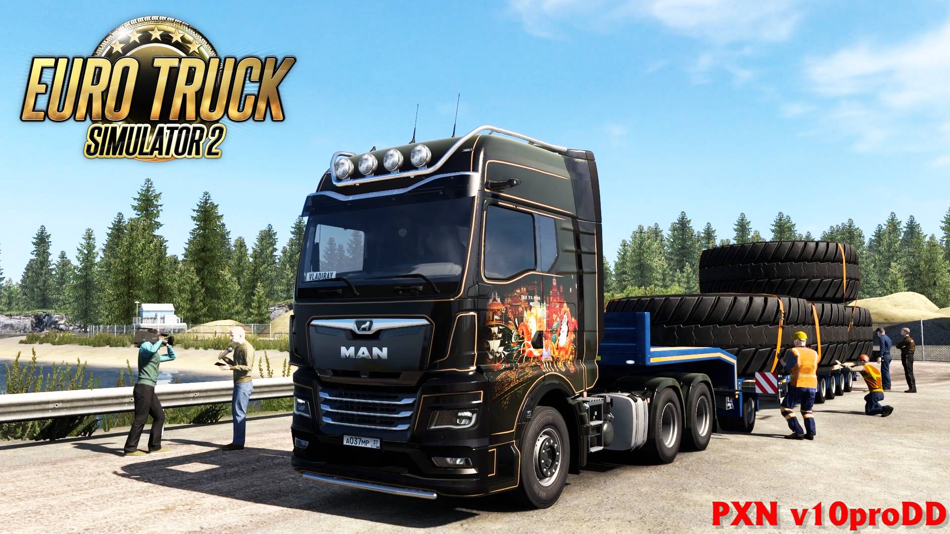 Euro Truck Simulator 2 | Негабаритный груз | PXN v10pro Direct Drive