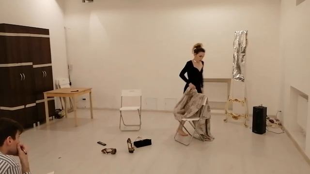 Этюд по картине "Плачущая обнажённая" Эдвард Мунк - Надежда Строкова