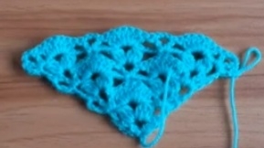 Красивый и простой узор для  шали!